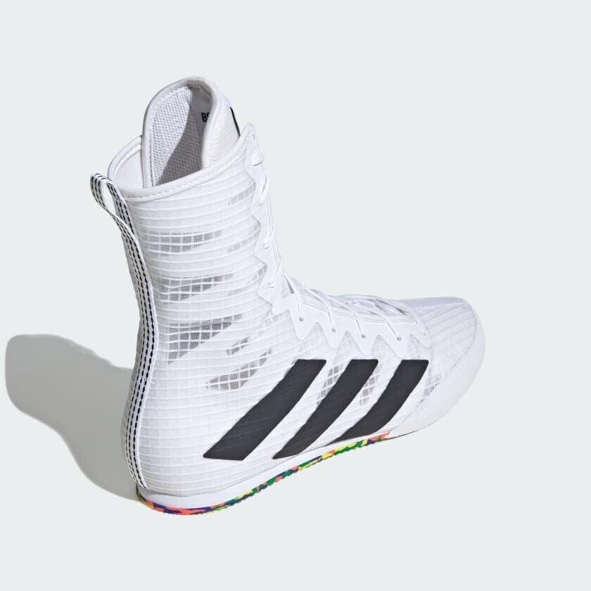adidas Box Hog 4 Boxing Boots Mens White & Black – Budo Online